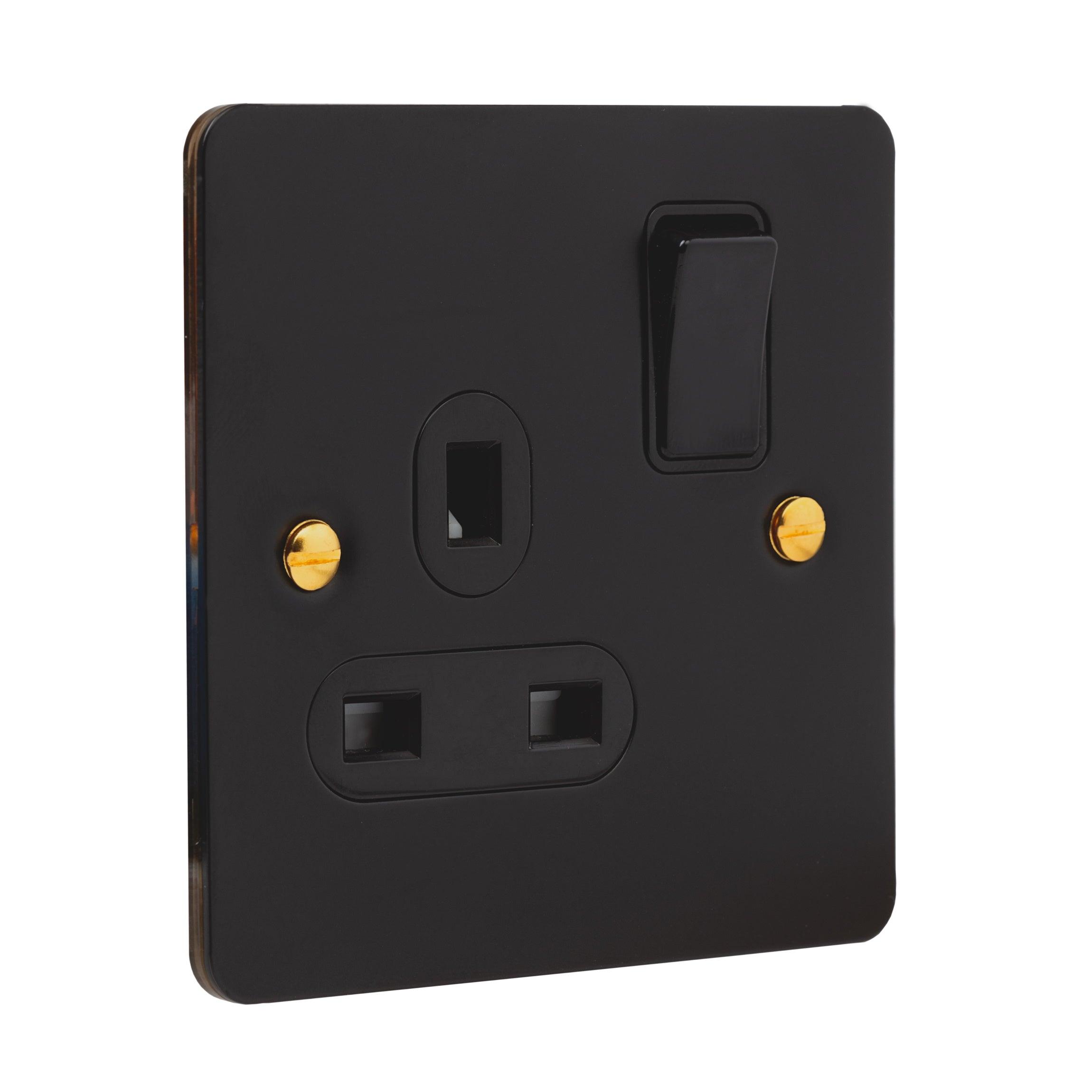 1G Matt Black Socket – Caradok